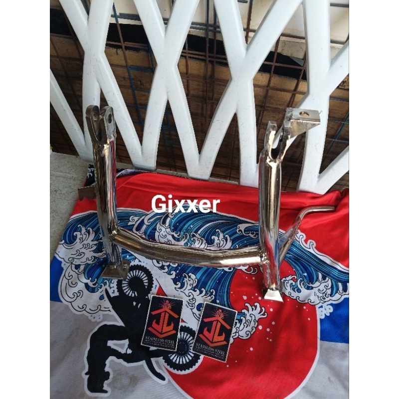 Pure Stainless GIXXER Center Stand | Shopee Philippines