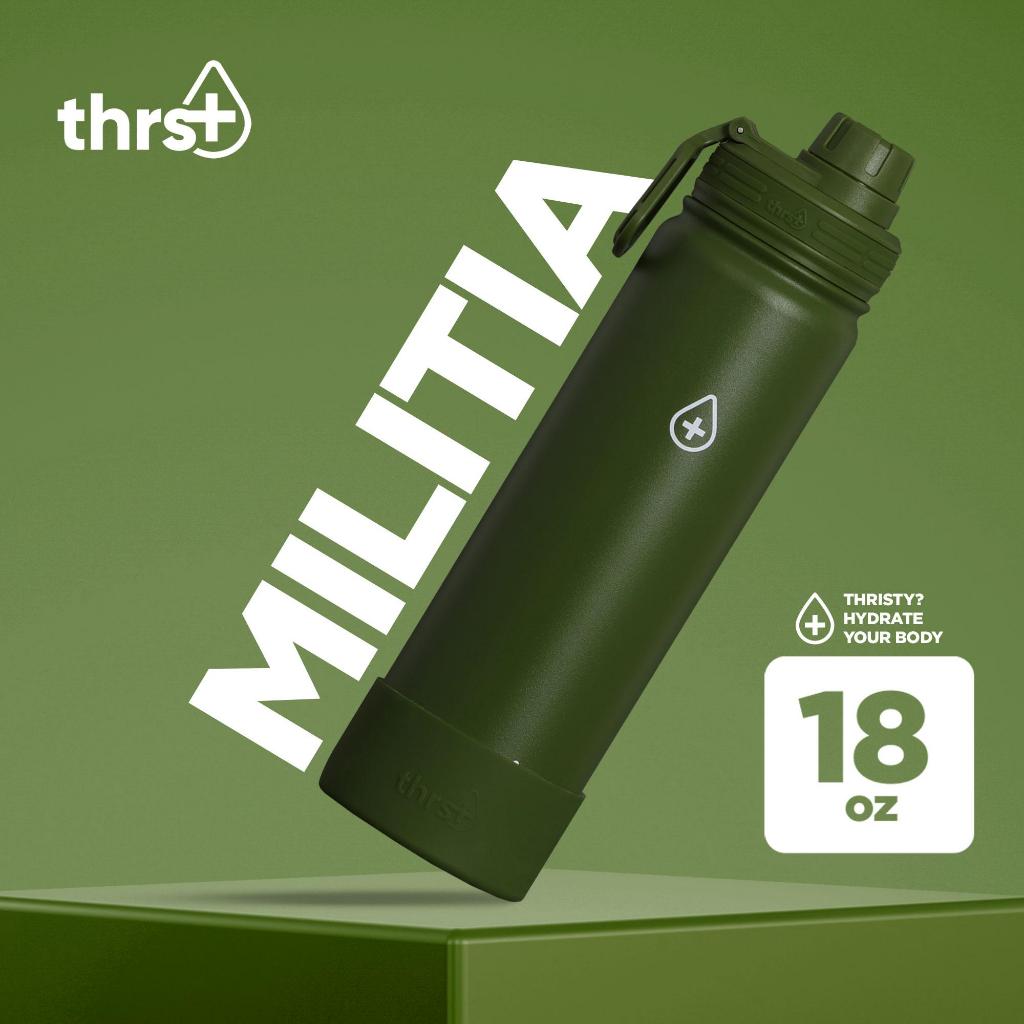 THRST 18-OZ Stainless Steel Direct Drinking Thermos Cup Portable Bottle ...