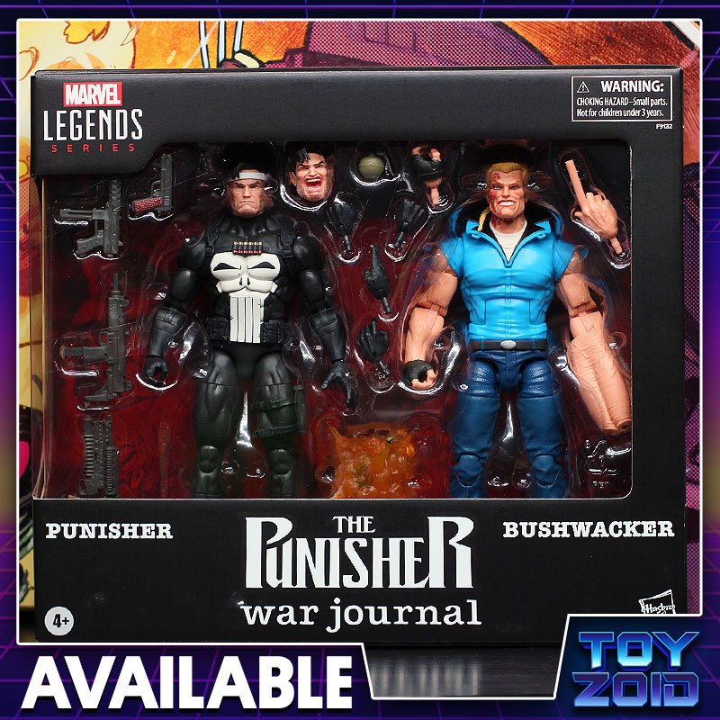 Marvel Legends Punisher and Bushwacker War Journal 2 Pack | Shopee ...