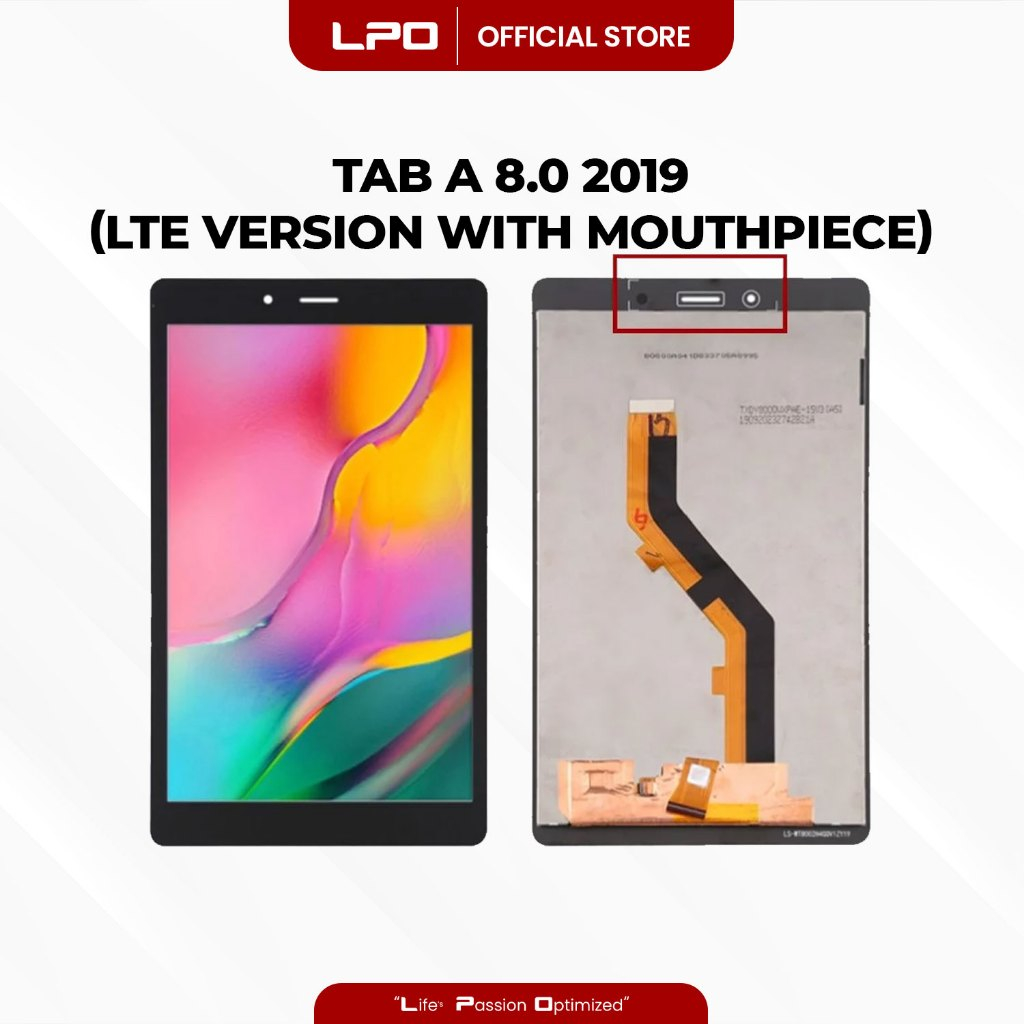 LPO 8.0 Inches Samsung Galaxy Tab A 8.0 2019 SM-T290 SM-T295 Replacement LCD Screen Display ...