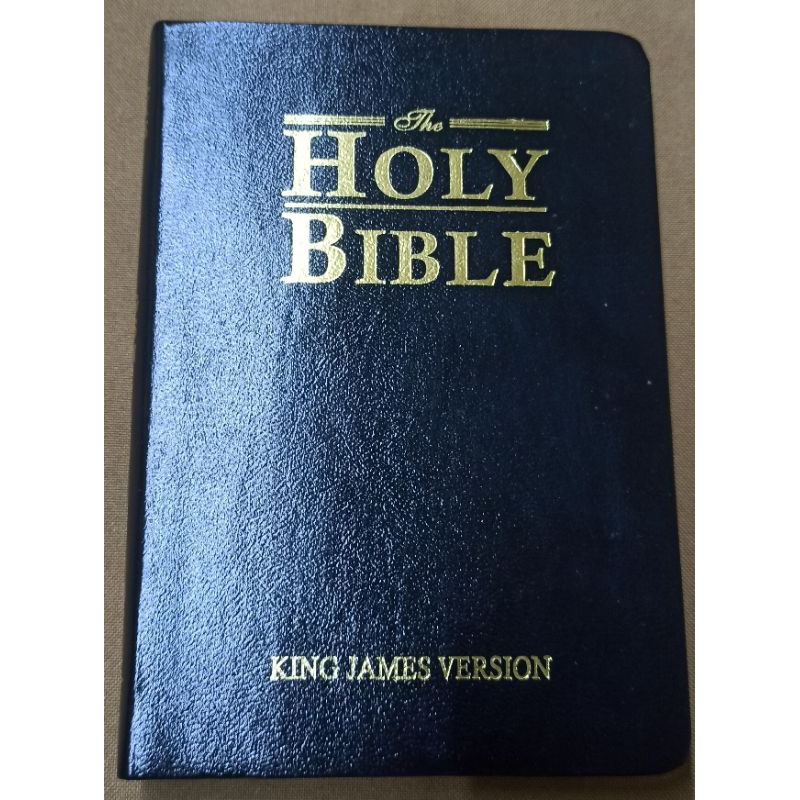 THE HOLY BIBLE - KING JAMES VERSION(LEATHERBOUND WITH GOLD EDGE AND ...