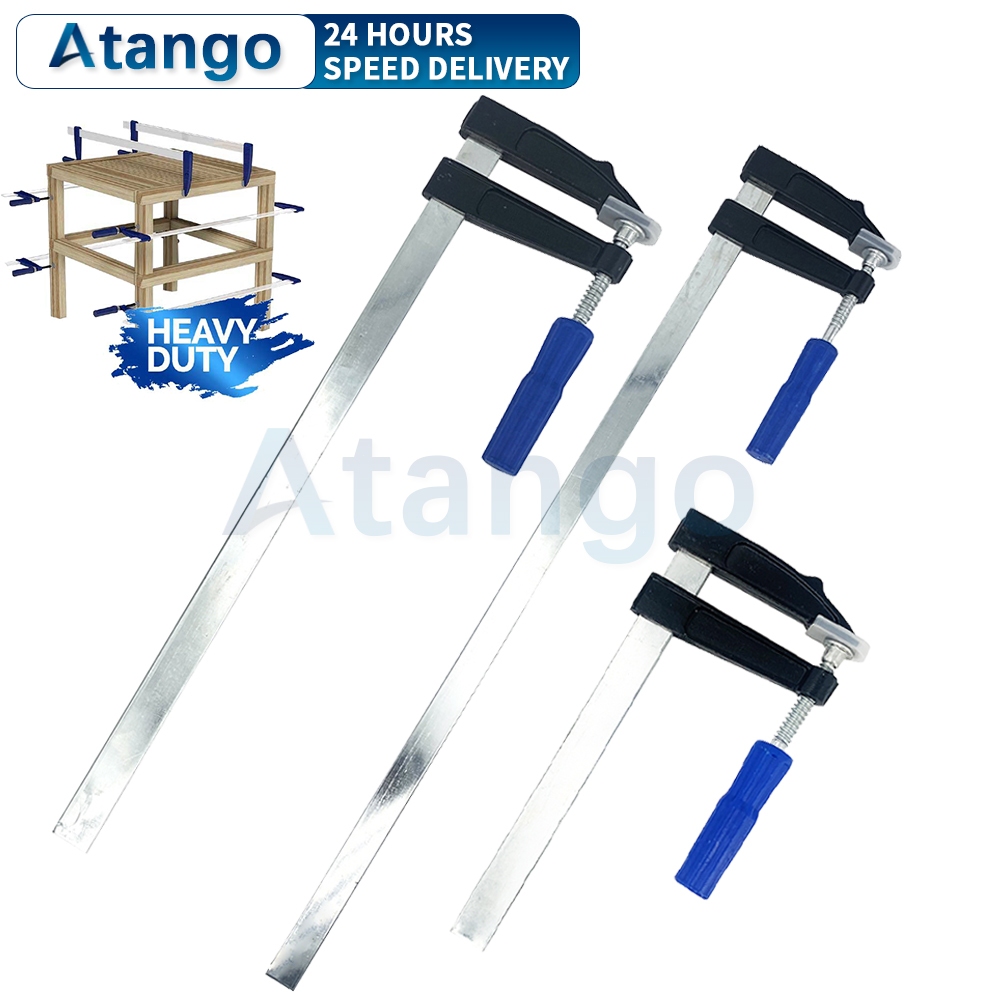 Heavy Duty F Clamp Woodworking Clamp Ferrule Tool Industrial Metal Rod ...