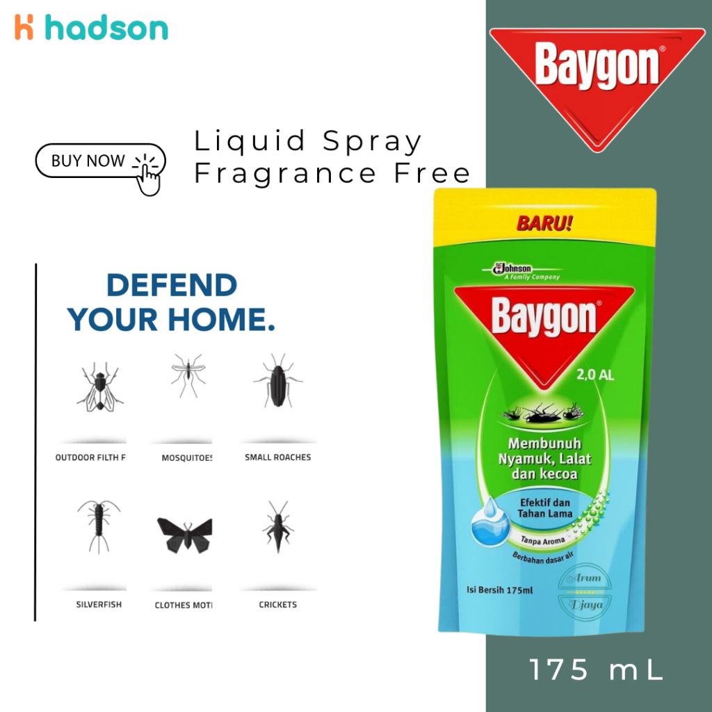 Baygon Liquid Spray (175mL, 400mL, 600mL & 800mL) | Shopee Philippines