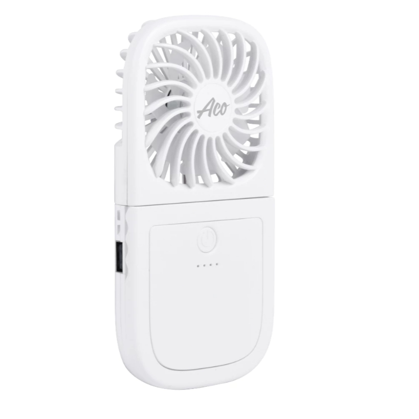 ACO Multipurpose Handheld Mini Fan White ACOSMHFM153W | Shopee Philippines