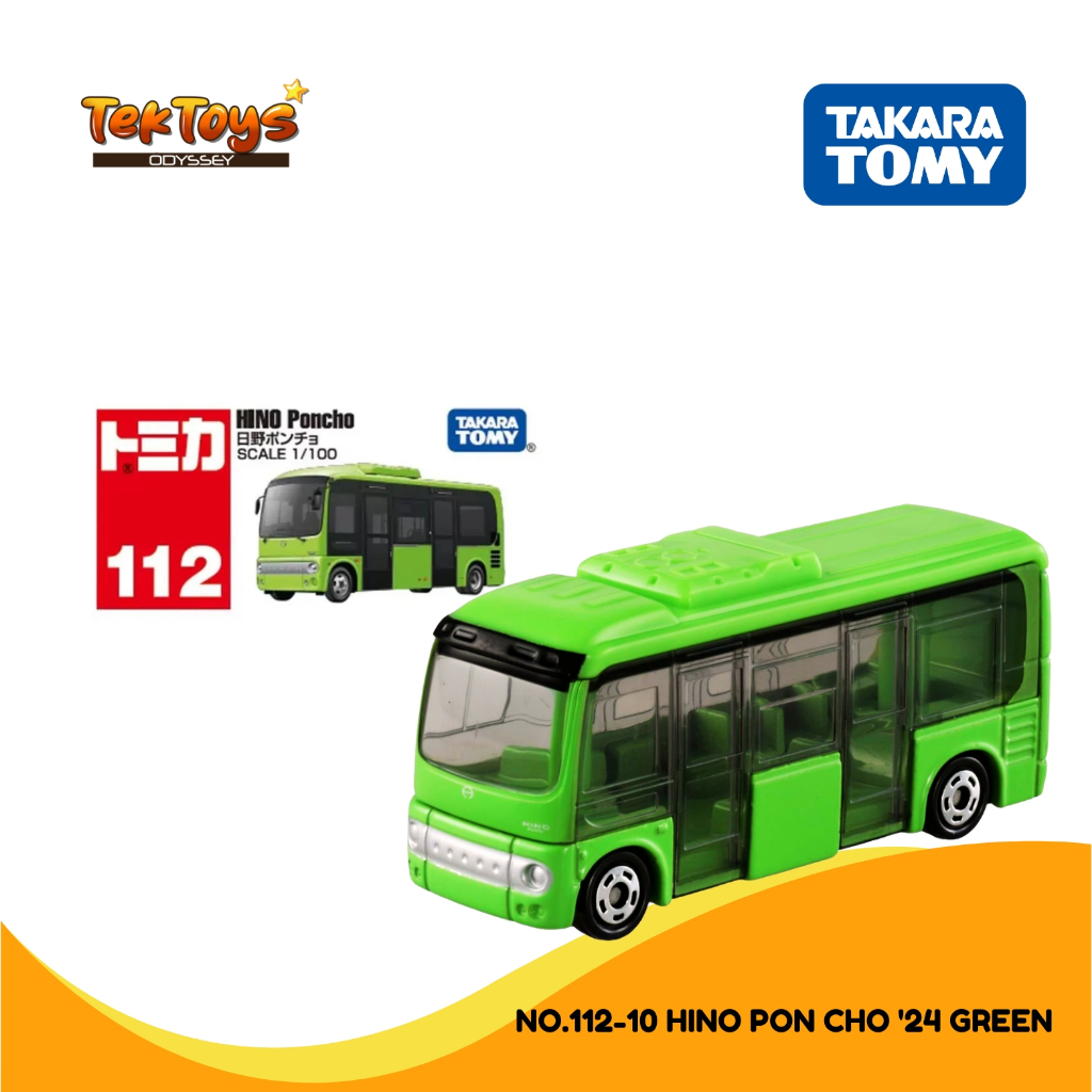 ORIGINAL TOMICA - NO.112-10 HINO PON CHO '24 GREEN | Shopee Philippines