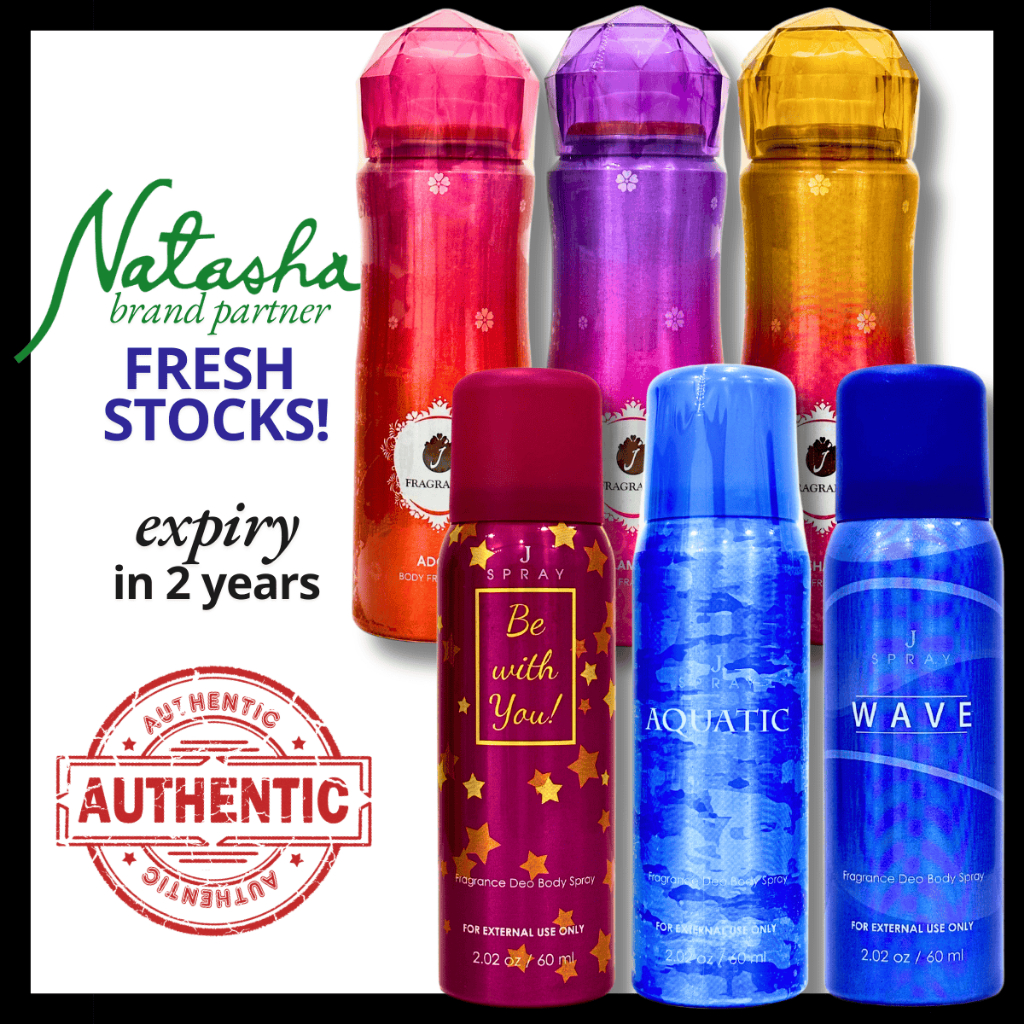 J Fragrance Body Fragrance Admire, glamour, charm, be with you J spray ...