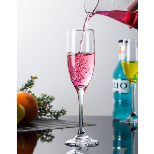 1/6pcs Gloreca transparent glass champagne glass hotel sparkling wine ...