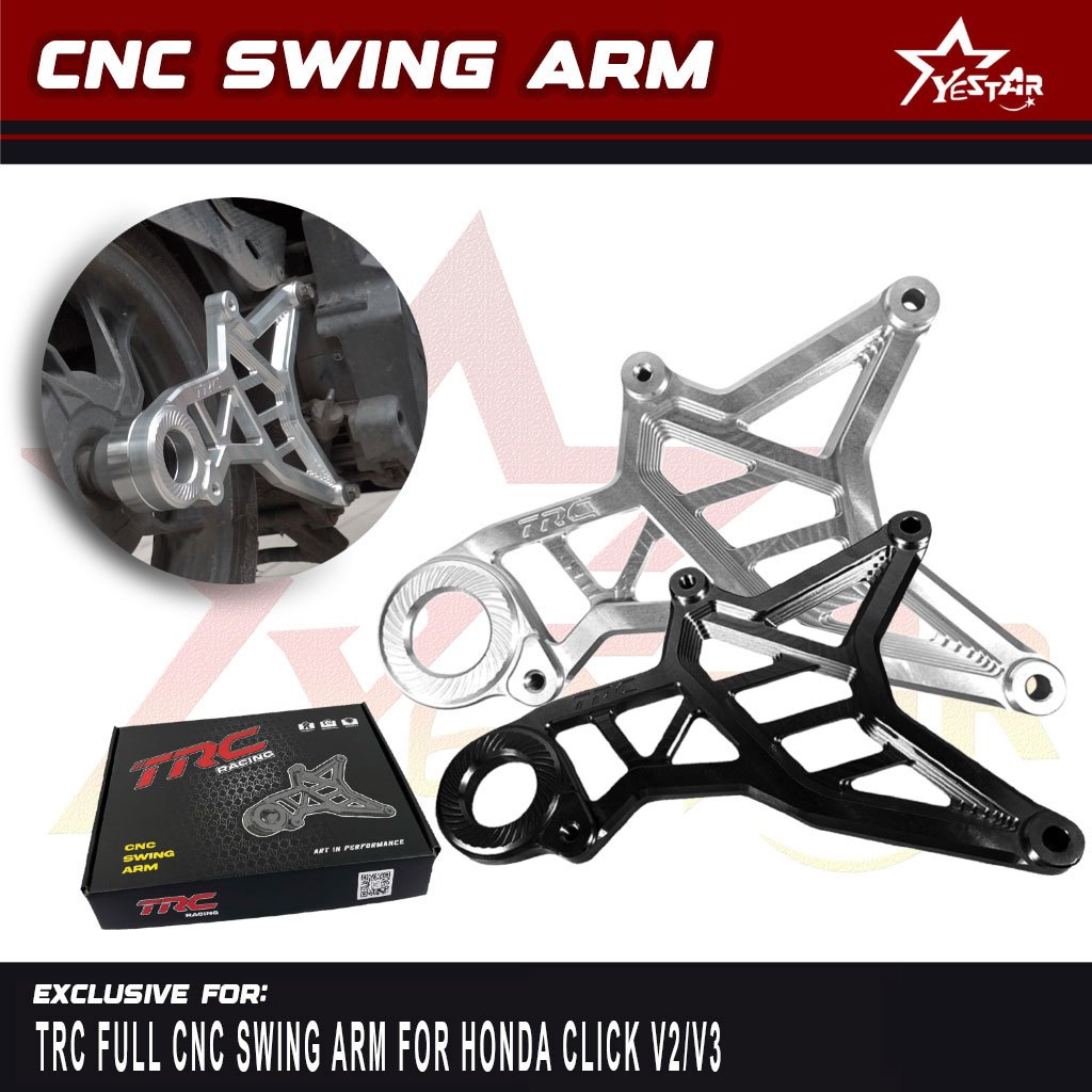 YESTAR MOTOR TRC FULL CNC SWING ARM FOR HONDA CLICK V1 AND V2 | Shopee ...