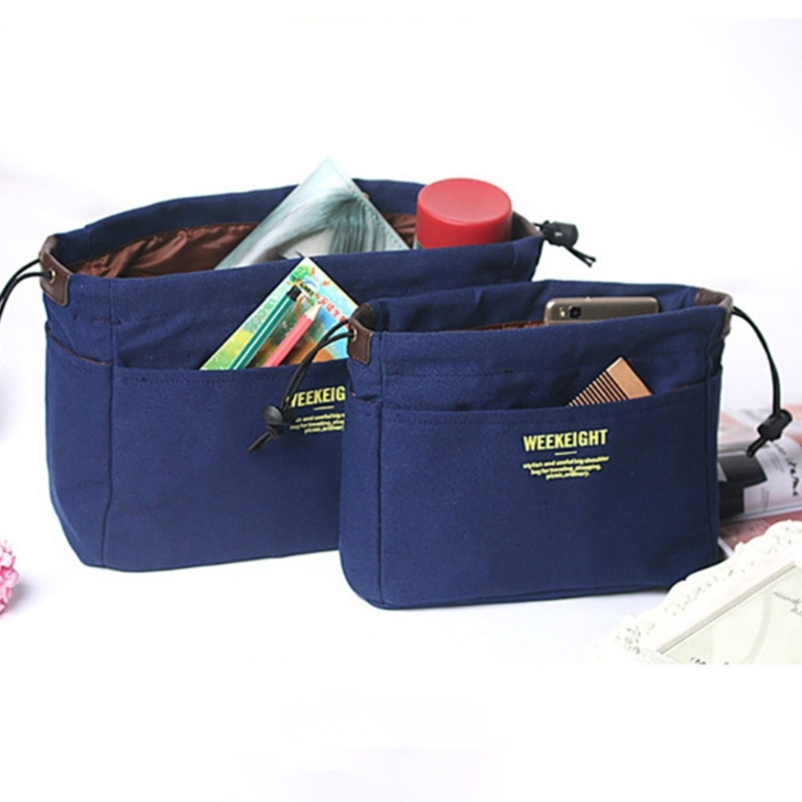 Canvas Handbag Organizer Insert Bag Tote Pouch Purse Organizer Insert ...