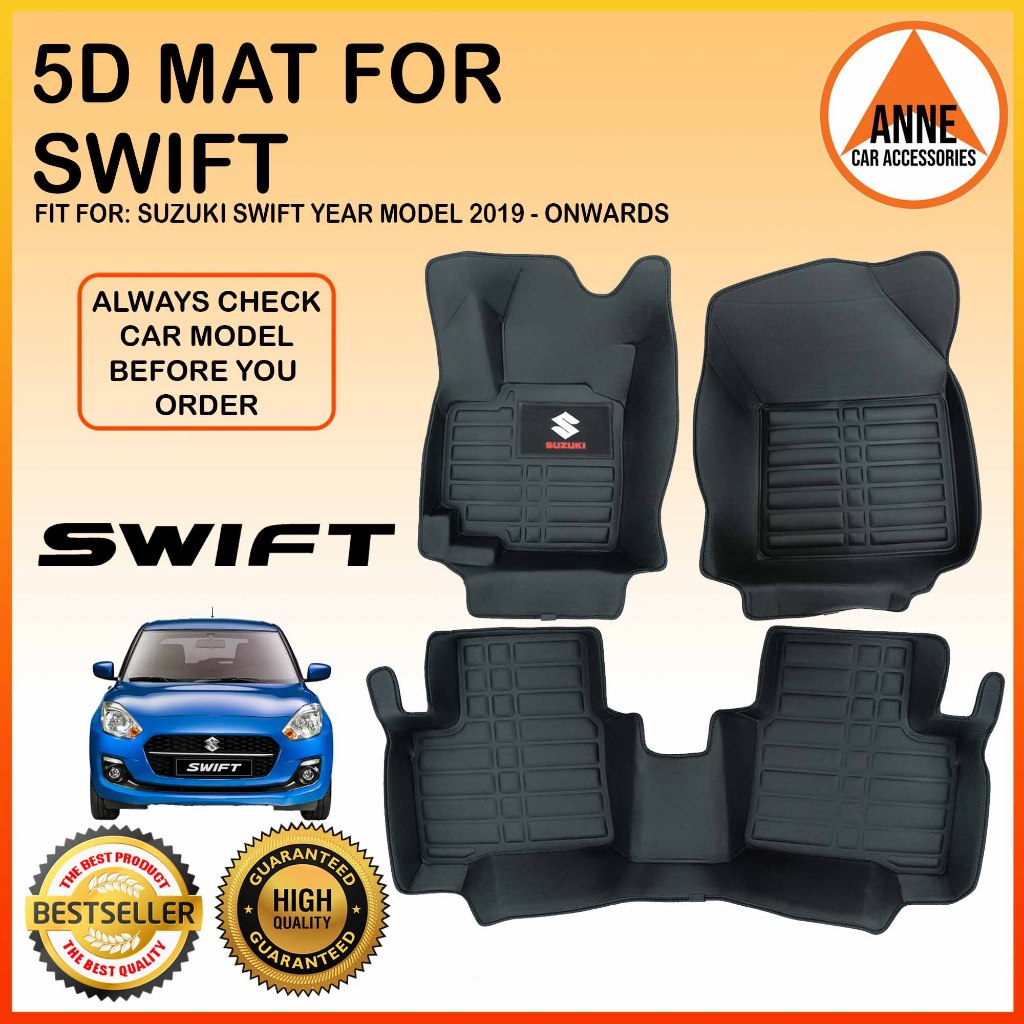 Suzuki Swift 2012 - 2018 / 2019 - Onwards TPE / 5D Deep Dish Cover ...