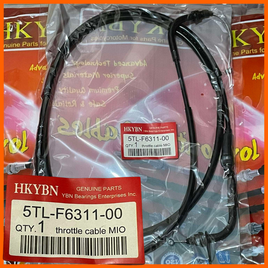 YBN Throttle Cable for Mio 1 Set Original Size Premium Copy from Yamaha ...