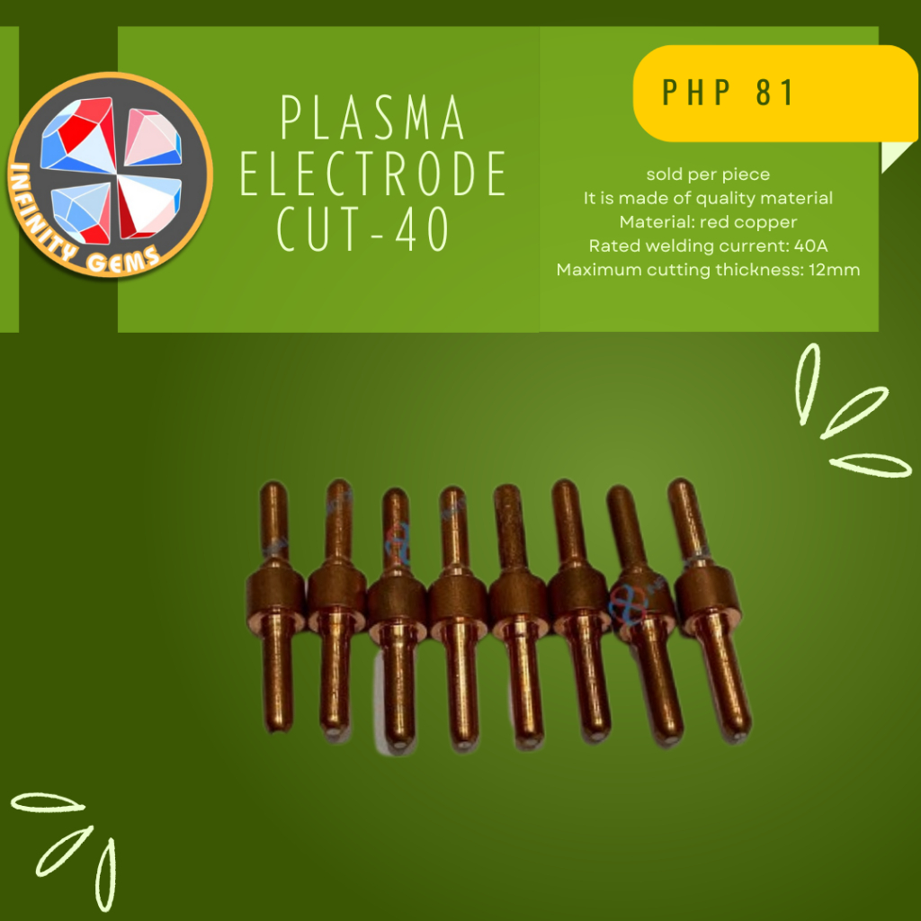 PLASMA ELECTRODE CUT-40 (RED COPPER ELECTRODE) | Shopee Philippines