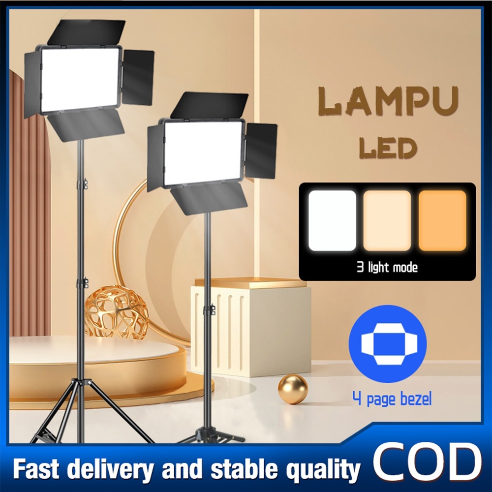 11 inch Covered LED Fill Light Tripod Photography Panel Lamp For Camera ...