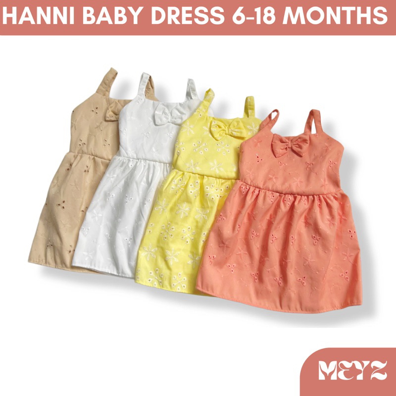 HANNI BABY DRESS FOR 6 TO 18 MONTHS | Shopee Philippines