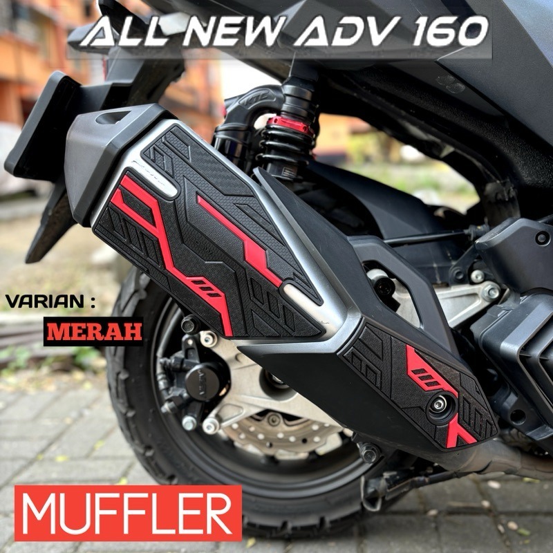 MT8 Honda Adv 160 Body Protector Muffler Exhaust Cover | Shopee Philippines