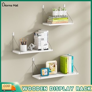 Norma Wooden 3 Pcs Hanging Display Rack Book Shelf Wall Mounted ...
