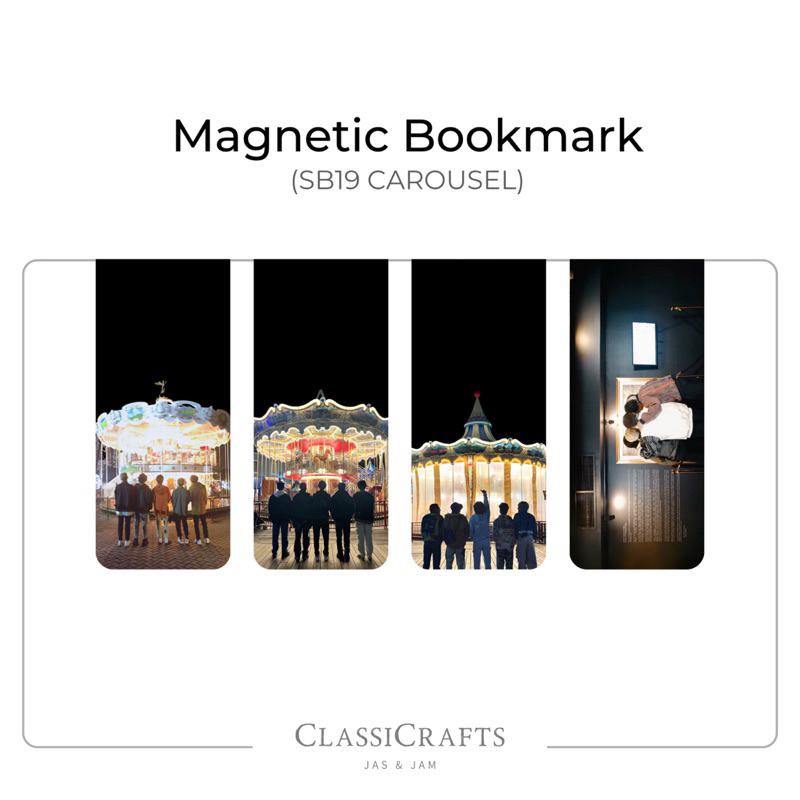 Magnetic Bookmark SB19 (Carousel) | Shopee Philippines