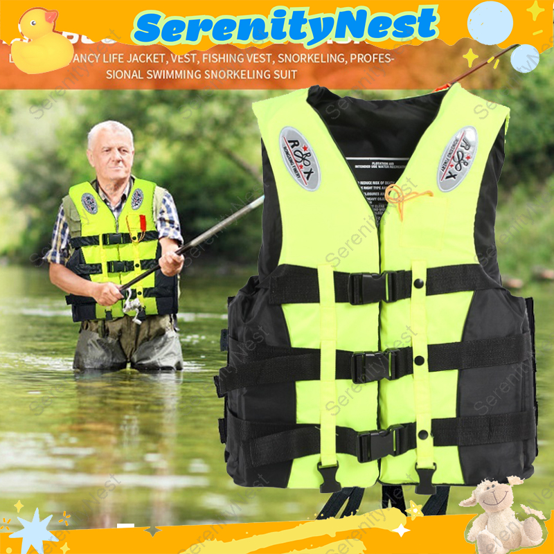 SerenityNest Professional All Size Fit Life Jacket for Kids Adults ...