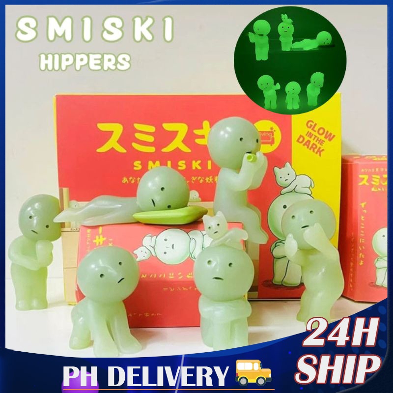 Smiski Hippers Phone Smiski Cheers Moving Decorative Mini Figure Smiski ...
