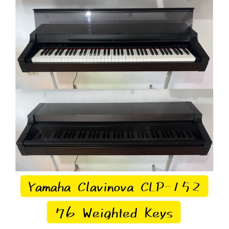 Yamaha Clavinova CLP-152 (76 Weighted Keys Digital Piano) Japan Surplus ...