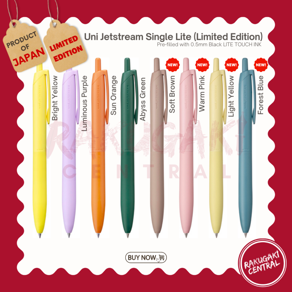 Uni Jetstream Single Lite (Limited Edition) Pen | Shopee Philippines