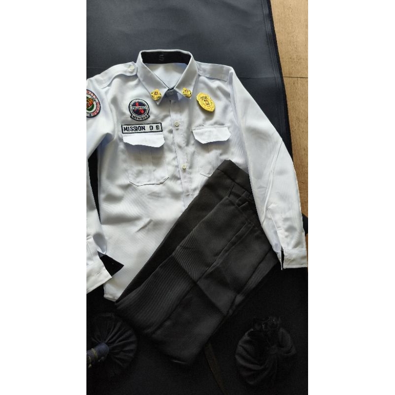 SET UNIFORM WITH FREE PATCHES WITH ACCESSORIES | Shopee Philippines