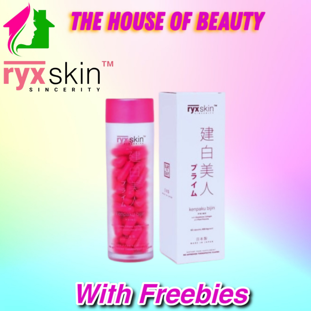 Ryx Skin Kenpakubijin Prime Glutathione Whitening Capsule made in Japan ...