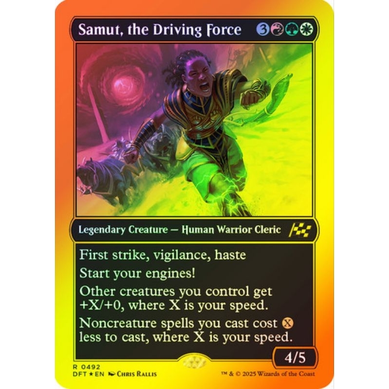 Samut, the Divine Force (First Place Foil) - DFT - Rare - MTG Cards ...