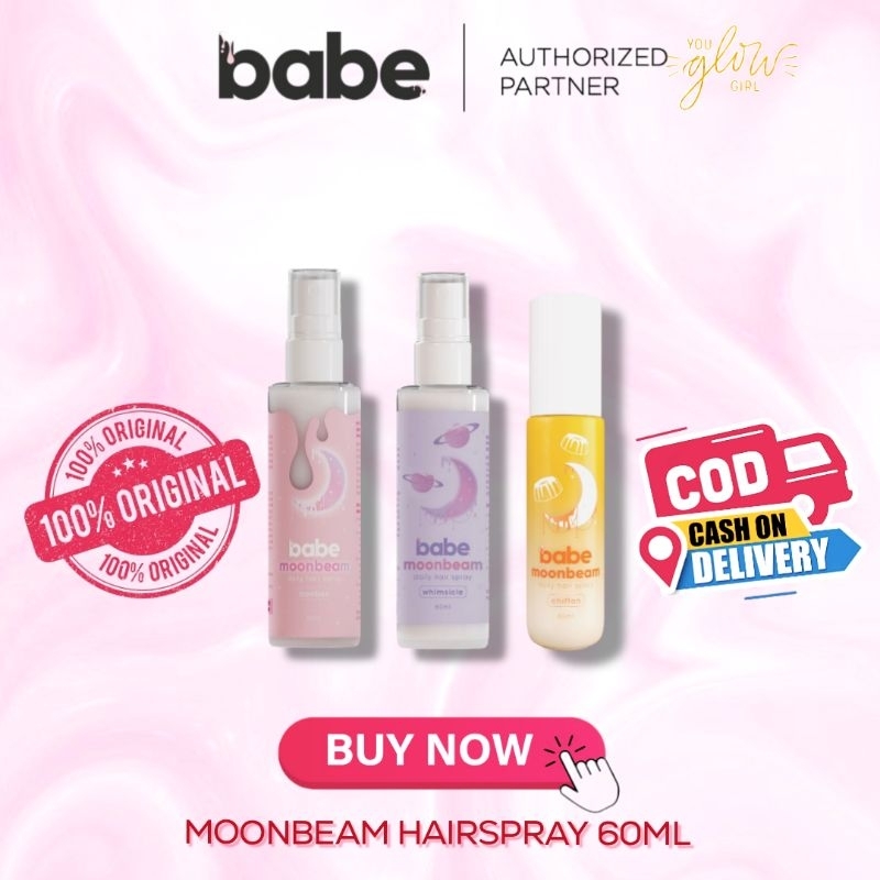 Babe Moonbeam Hairspray Instant Shine, Smooth and Softness Heat/UV ...