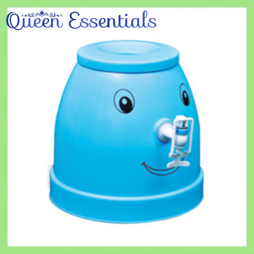 QUEEN ESSENTIALS Compact Water Dispenser, Round Countertop Water ...