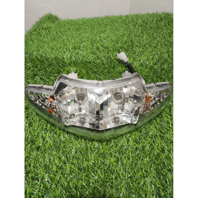 Headlight Assy Wave 110/100 alpha with bulb & harness set | Shopee ...
