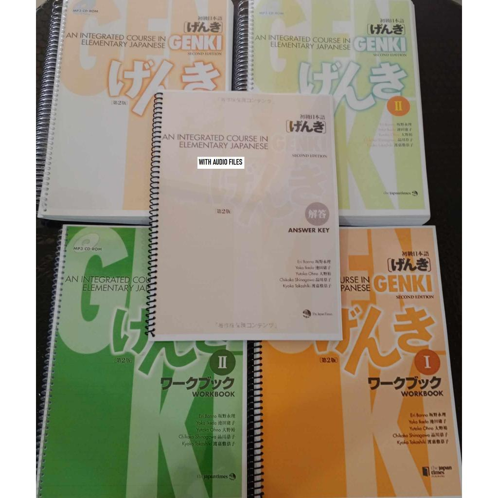 Genki I & II Textbook and Workbook (2nd Edition) An Integrated Course in Elementary Jap | Shopee ...