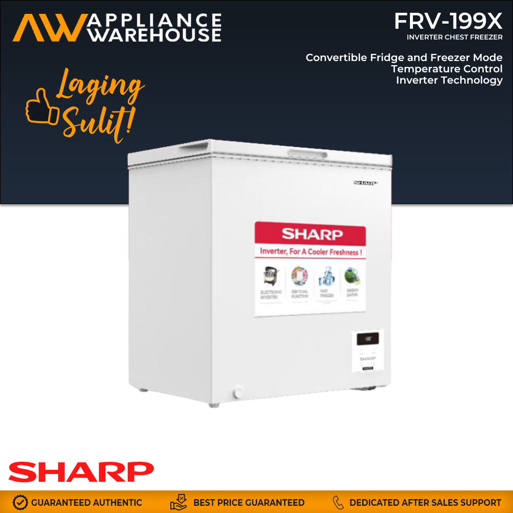Sharp FRV-199X 7.0cu.ft Inverter Chest Freezer | Shopee Philippines