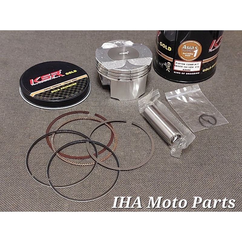 Piston Kit "Suzuki Raider 150 Fi,GSX - S 150,GSX - R 150" (STD/62mm ...