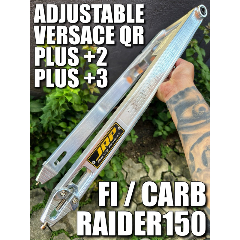 RAIDER150 CARB/FI JRP VERSACE/CNC LIGHTEN SWING ARM PLUS+2 | Shopee ...