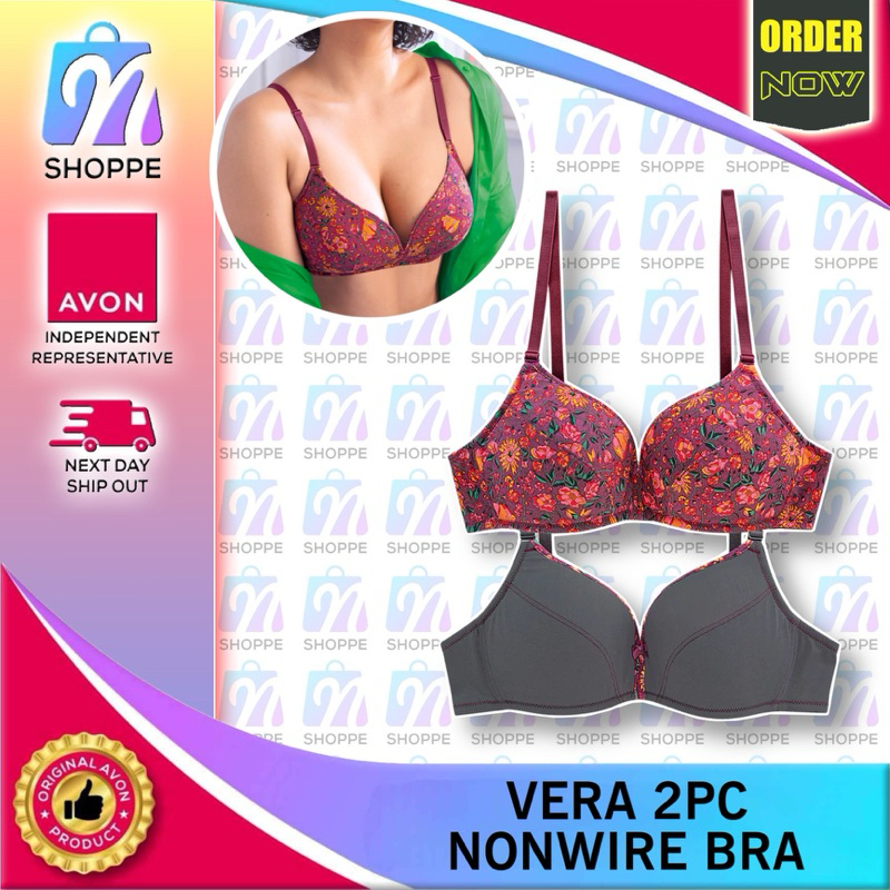 Avon 2pc NON-WIRE Bra Set (Freya Carol Thea Demi Alora Vera Amora) | Shopee Philippines