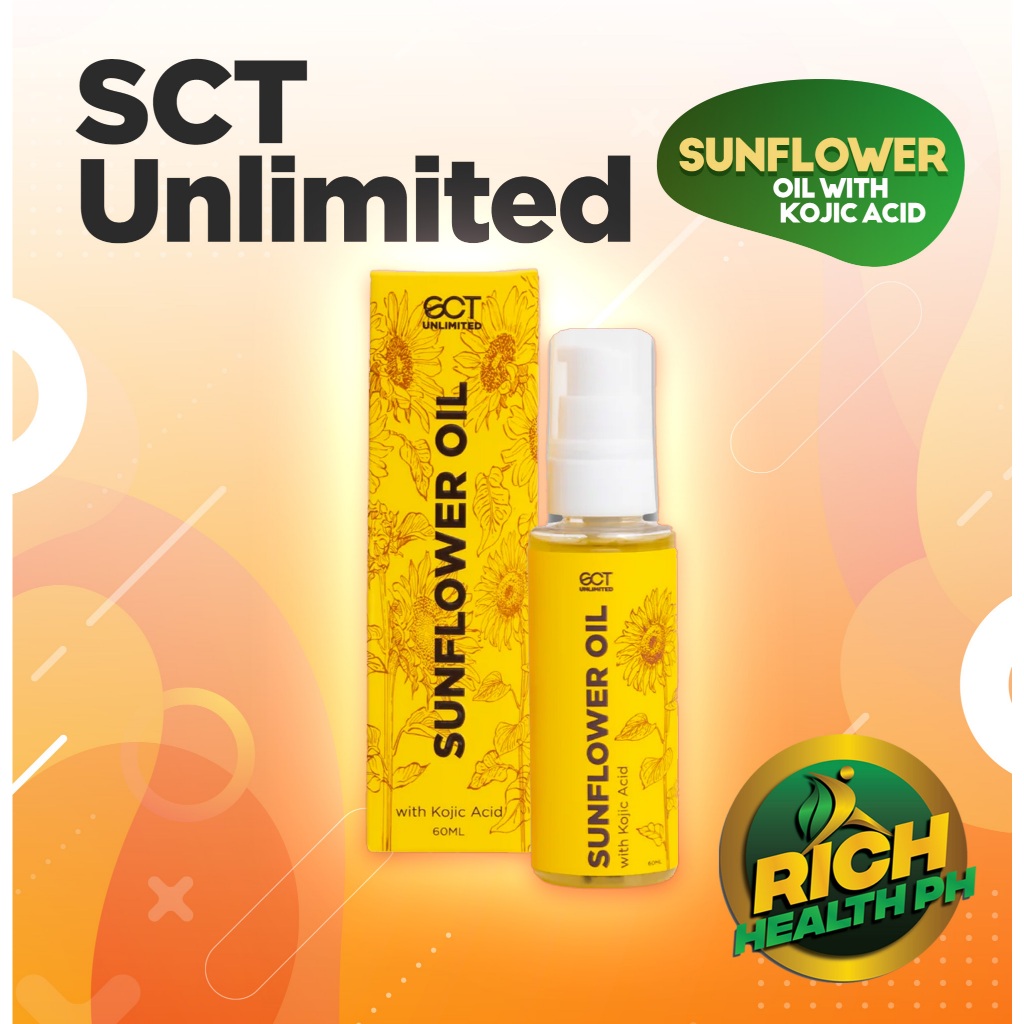 SCT Unlimited Sunflower Oil with Kojic Acid 60mL | Shopee Philippines