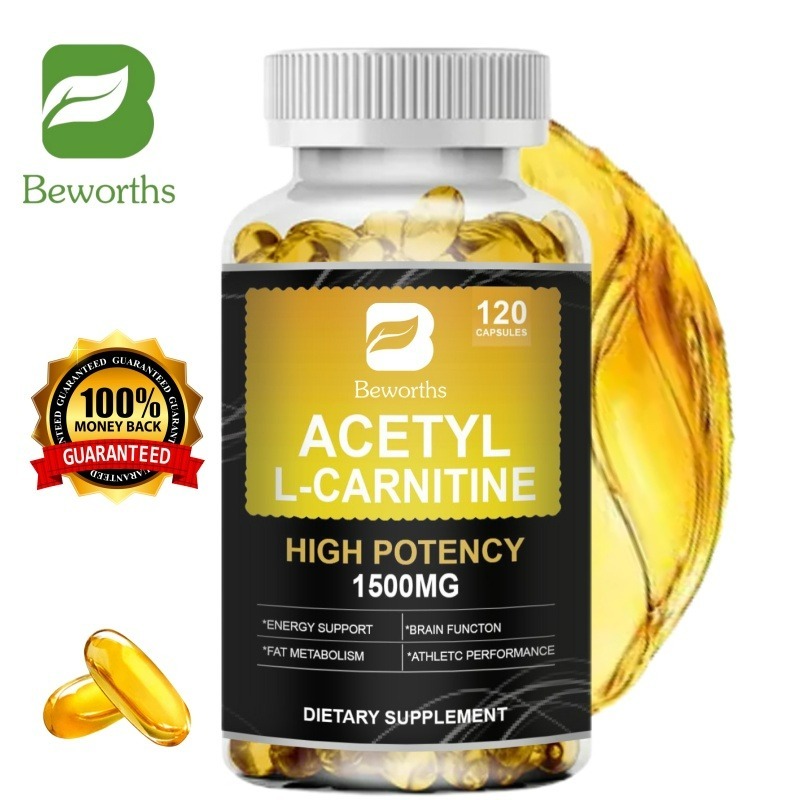 BEWORTHS Acetyl L-Carnitine Capsules 1500 mg Improve brain cognitive ...