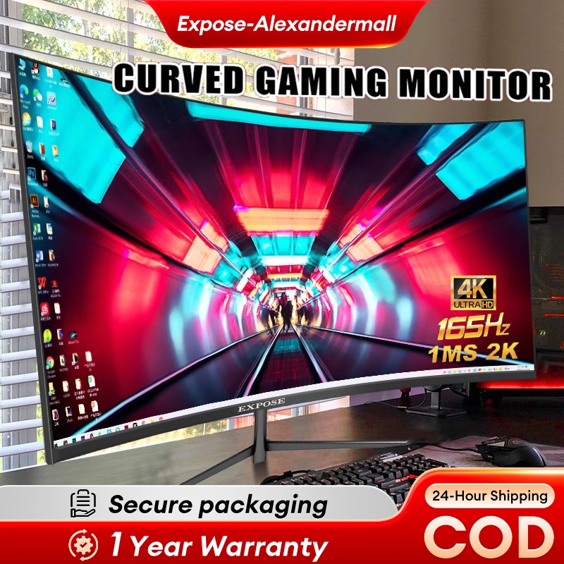 EXPOSE Monitor Inch curved 165Hz Gaming Monitor pc Monitor Desktop ...