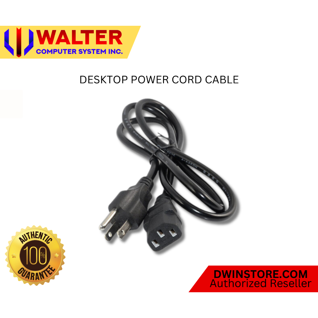 DESKTOP POWER CORD CABLE | Shopee Philippines