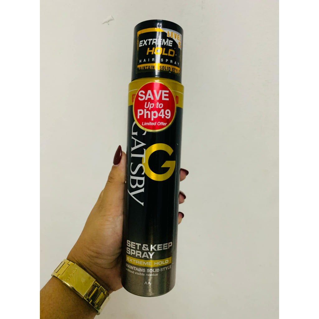 GATSBY Set and Keep Spray Extreme Hold 250ml | Shopee Philippines