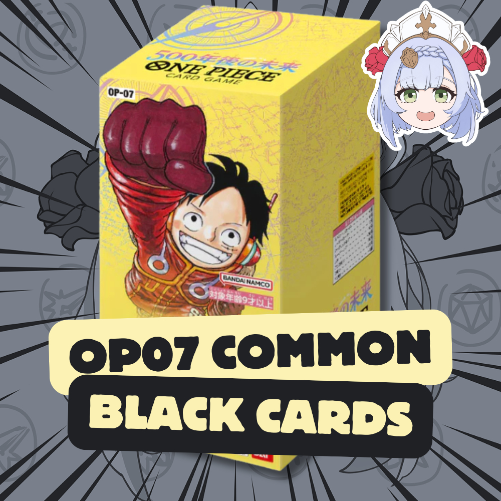 OP-07 Black Common Cards One Piece Card Game OP07 500 Years into the ...