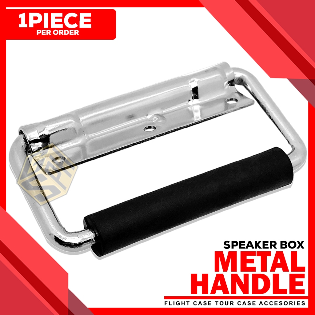 Speaker Box Handle Metal With Spring Rubber Grip Heavy Duty | Shopee ...