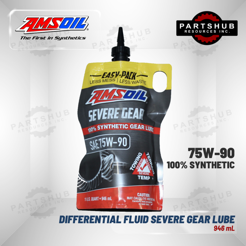 AMSOIL 75W-90 DIFFERENTIAL FLUID SEVERE GEAR LUBE 946mL | Shopee ...
