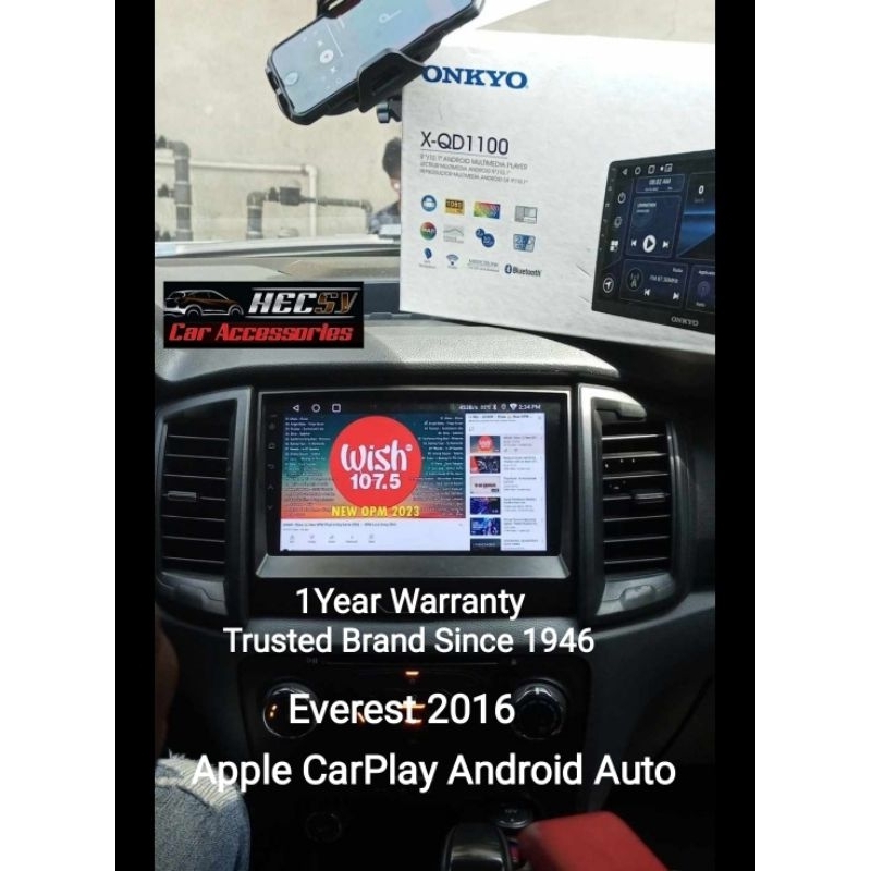Ranger Android ONKYO Head Unit 9" Apple CarPlay Android Auto Stereo ...