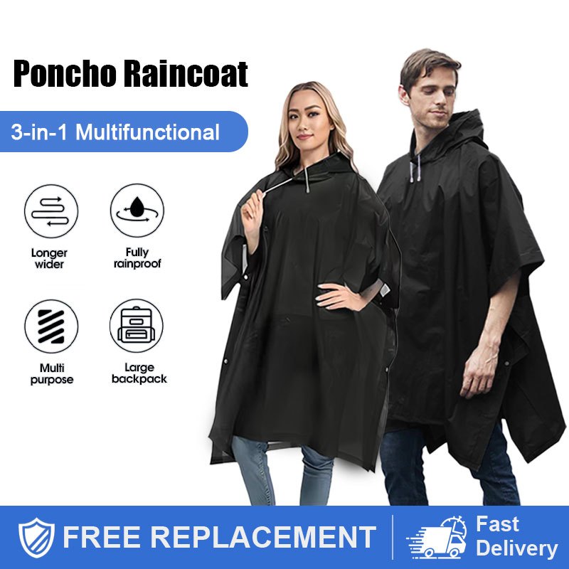 Poncho Raincoat Motorcycle Bicycle Poncho Makapal Kapote Rain Coat ...