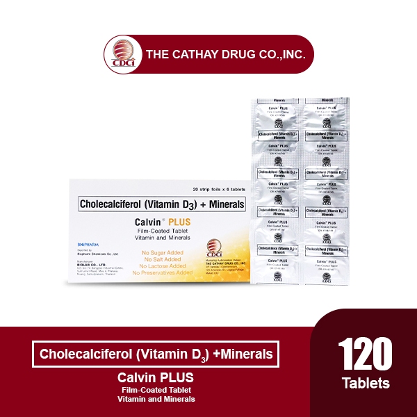 Calvin Plus 120's tablets (Vitamin and Mineral) | Shopee Philippines