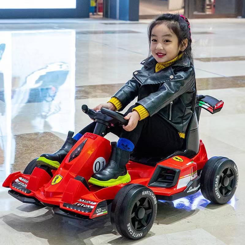 Portable Remote Control Ride on kids ride on car go kart racing toy ...