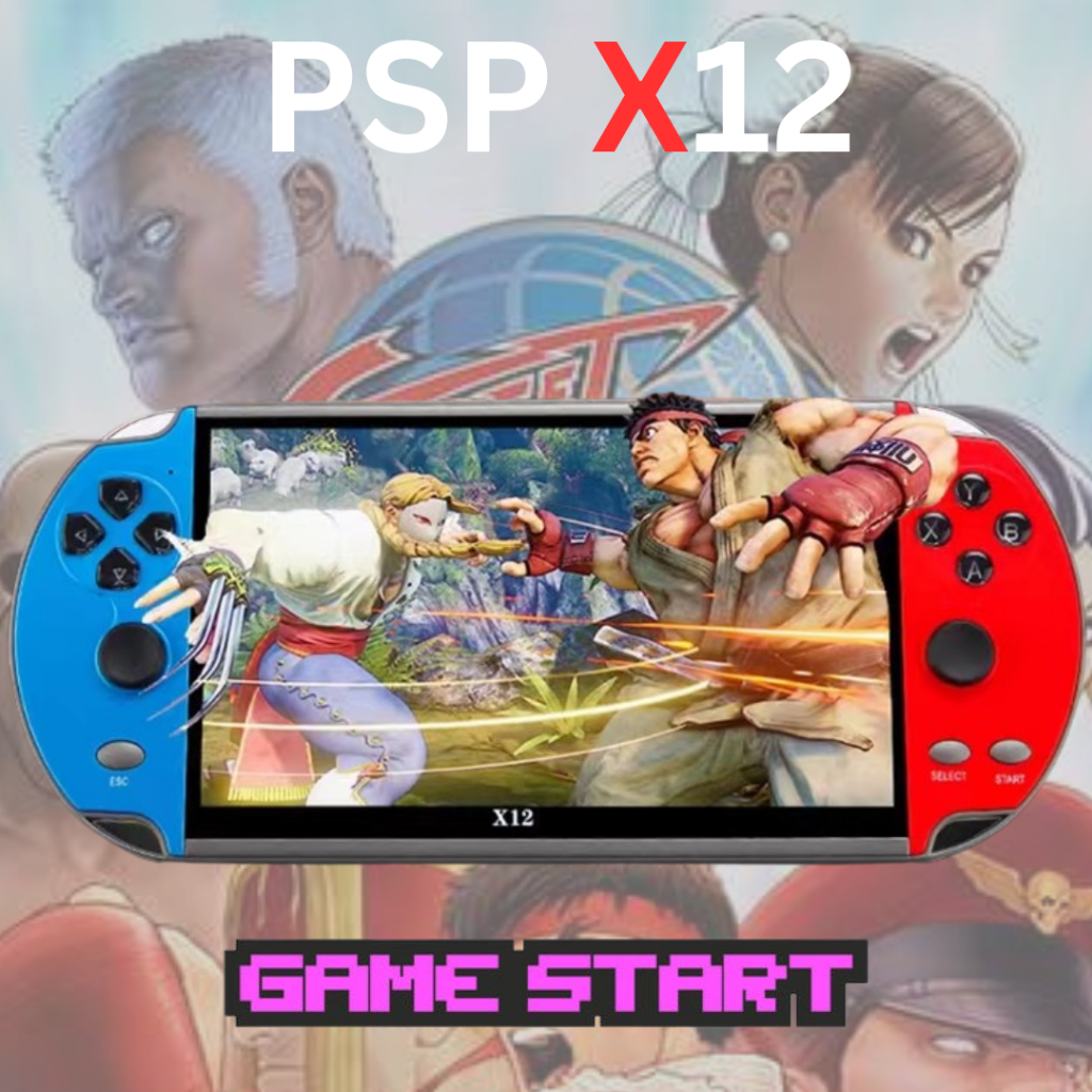 NEW X12 Video Game Console Handheld PSP Game Player Built-in up to30000 ...
