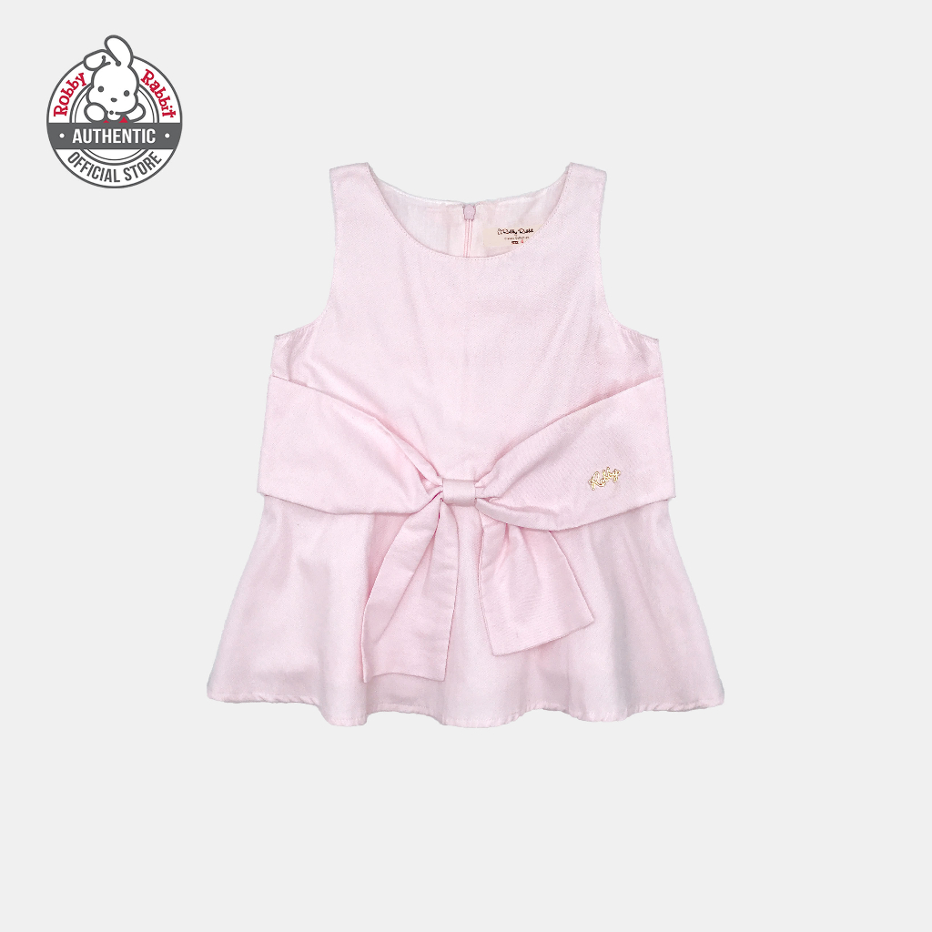 Robby Rabbit Charming Bows Sleeveless Blouse (Light Pink) | Shopee ...